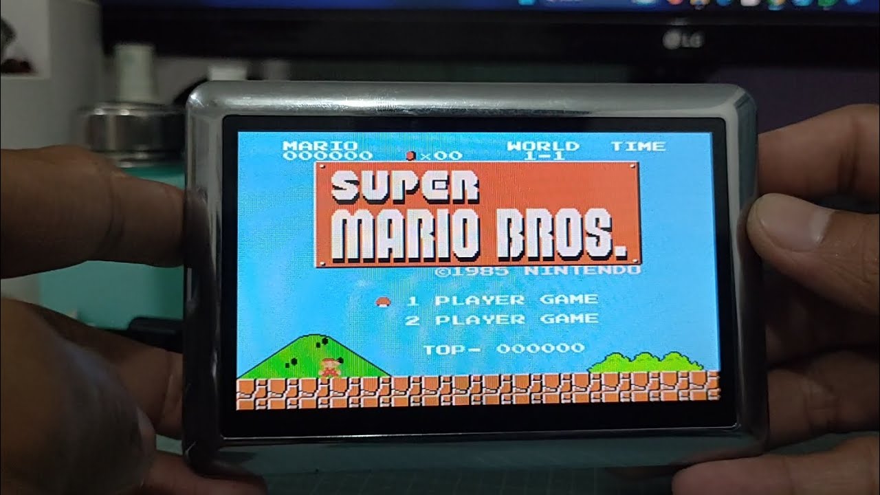Main #Game #Nintendo langsung pakai tombol di LCD JXD990 - YouTube