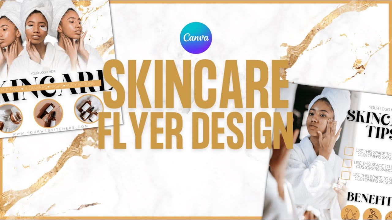 Watch Me Design Content For A Skincare Brand | Canva Tutorial | 25 Days ...