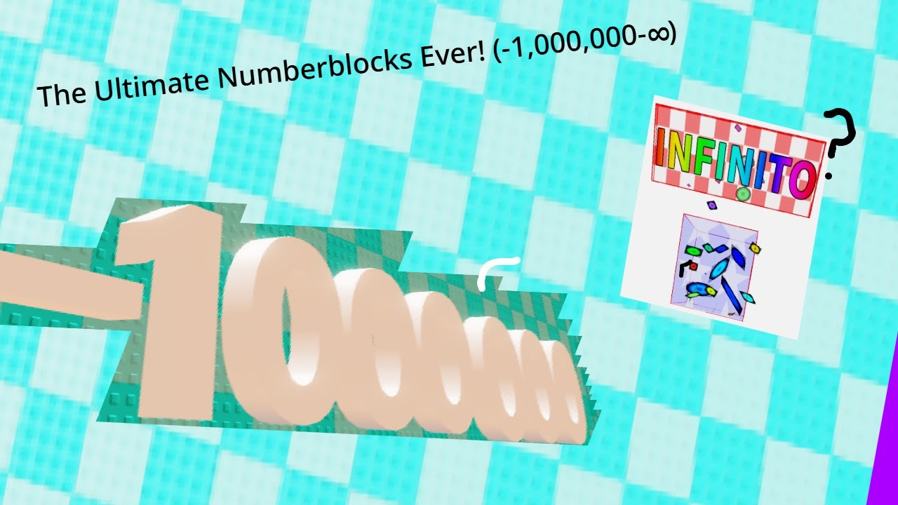 Numberblocks | Negative One Million To Infinity - YouTube
