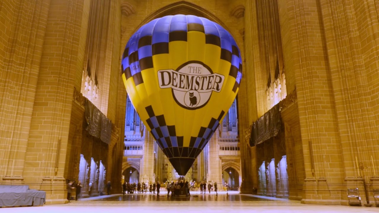Hot Air Balloon Inside Cathedral - YouTube