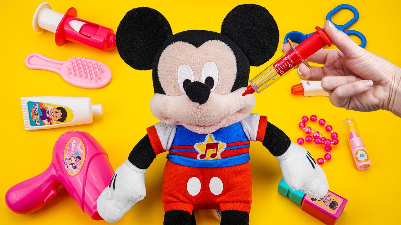 Satisfying with Unboxing Disney Mickey Mouse Doctor toys & Ambulance ...