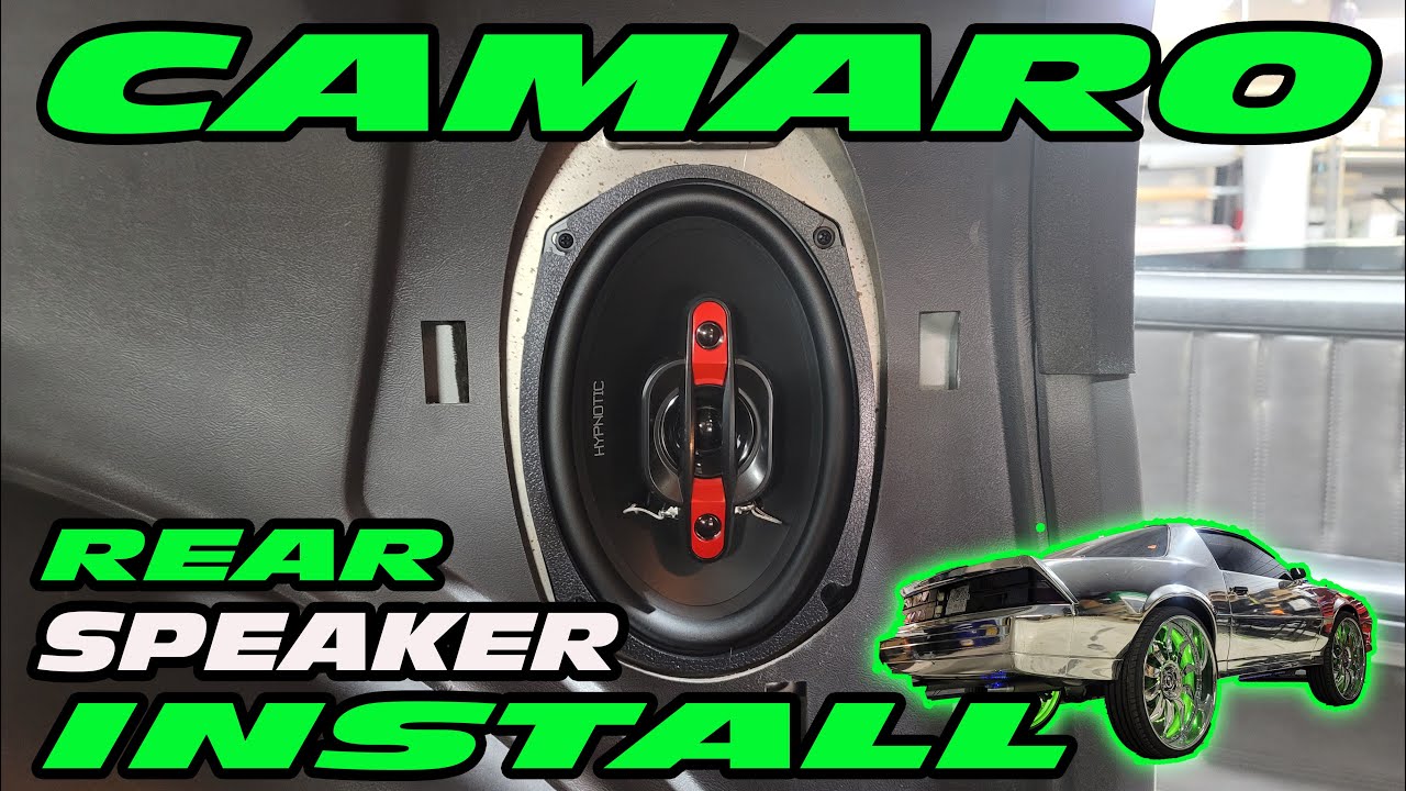 1982 - 1992 3RD GEN CAMARO REAR SPEAKER INSTALL / HOW TO - YouTube