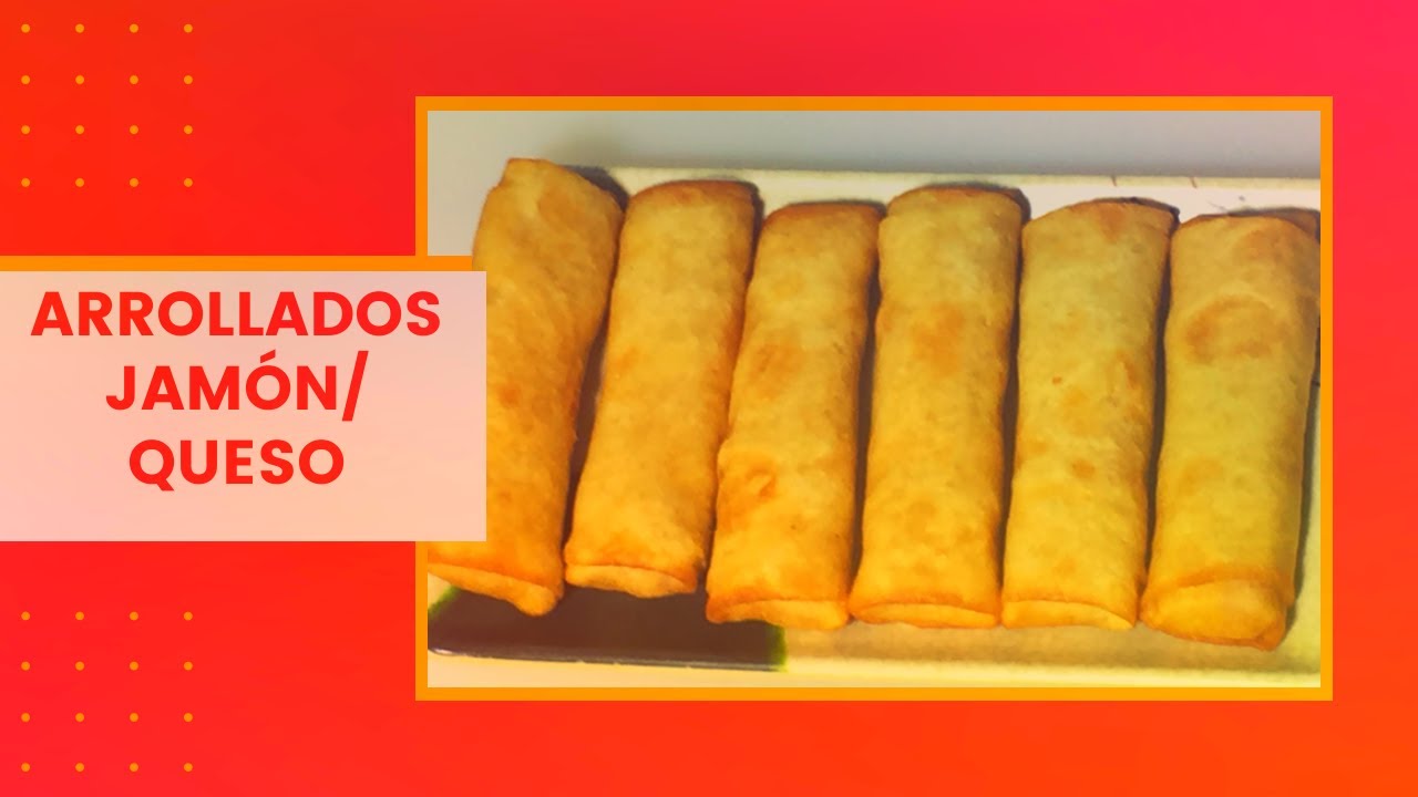 Como Hacer Arrollados Jamón Y Queso Con Masa Casera Fácilmente Youtube