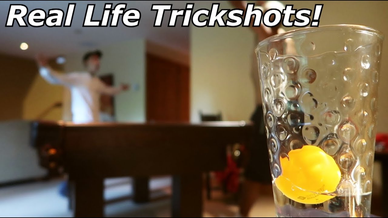 TRICKSHOTS IN REAL LIFE... - YouTube