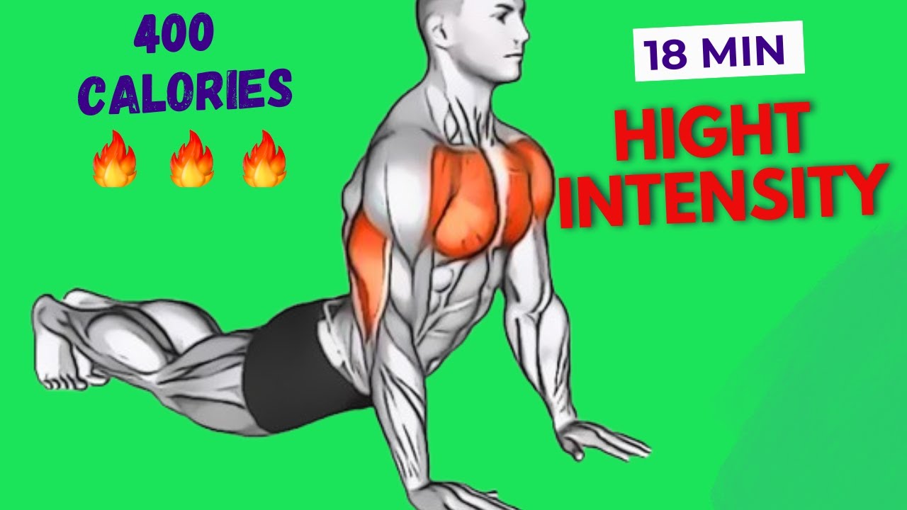 High-Intensity Home Workout to Lose Weight Fast (No Equipment) - YouTube