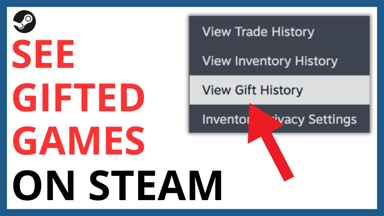 How to See Gifted Games on Steam [QUICK GUIDE] - YouTube