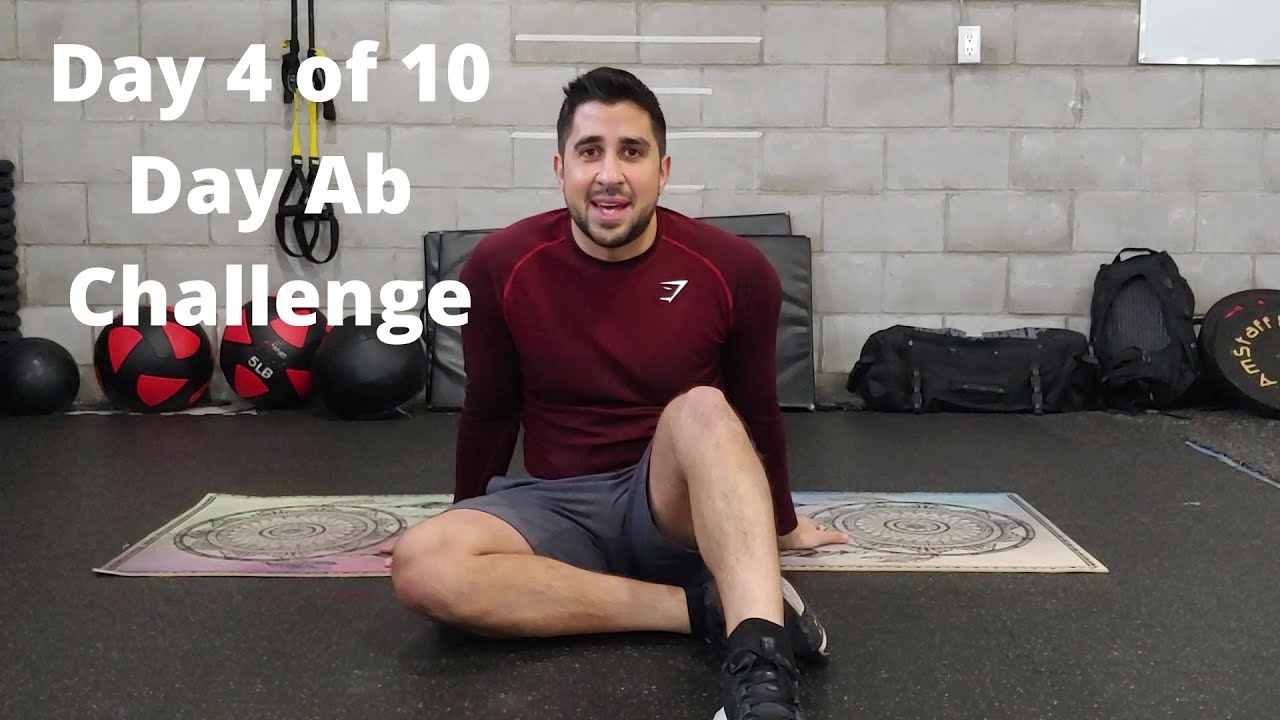 Day 4 of 10 Day Ab Challenge - YouTube