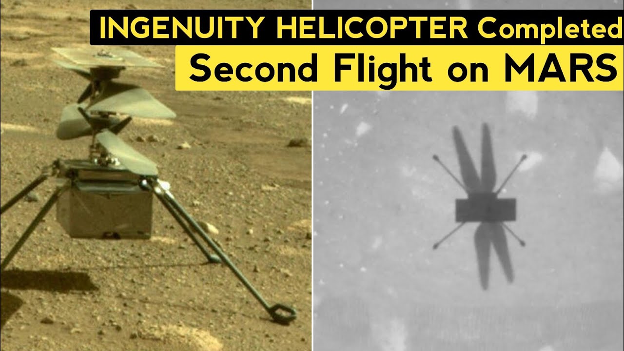 Mars Helicopter Successfully Completed its Second Flight on Mars ...