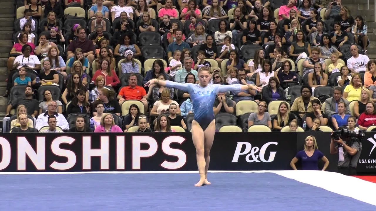 Macy Toronjo - Floor - 2014 P&G Championships - Sr. Women Day 1 - YouTube