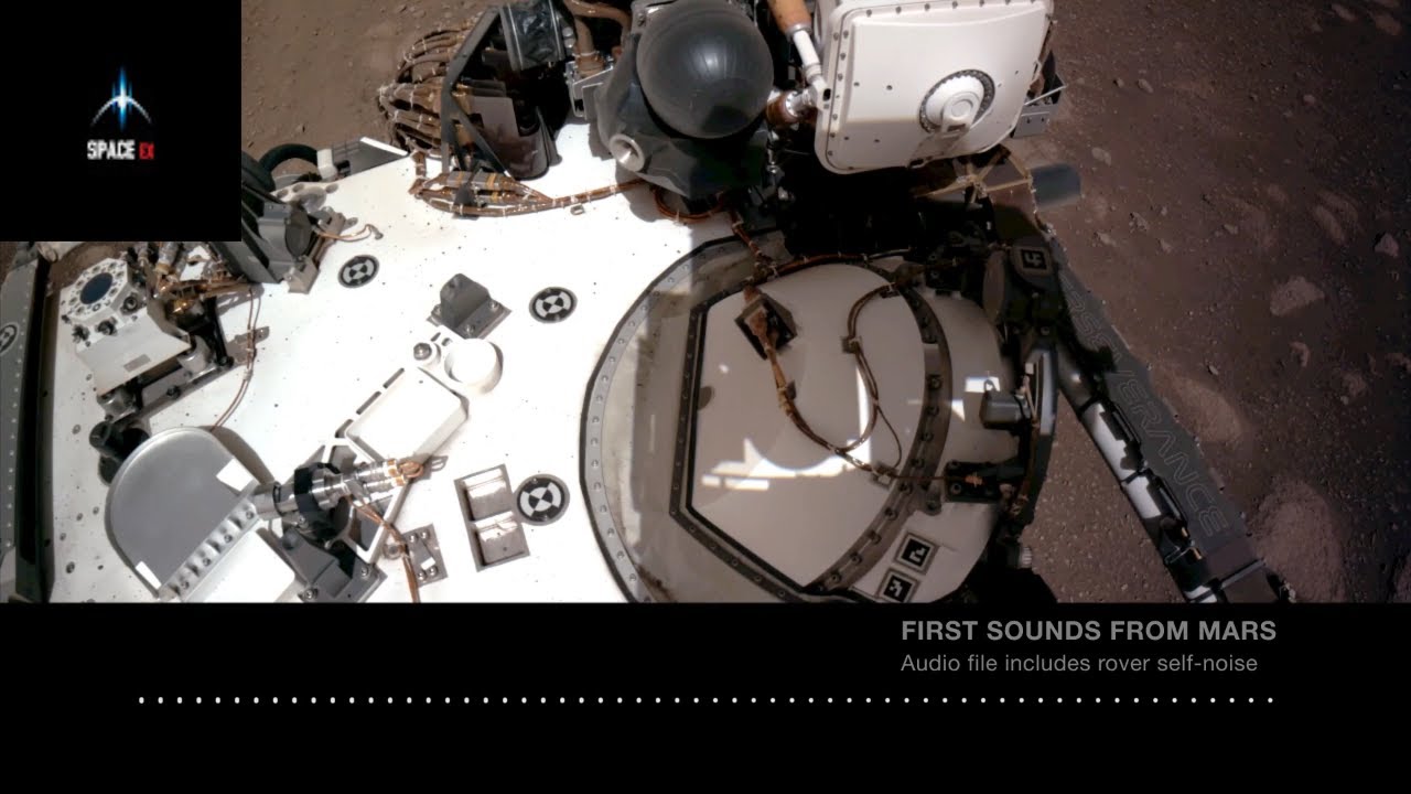 Nasas Perseverance Rover Microphone Captures Sounds From Mars Space