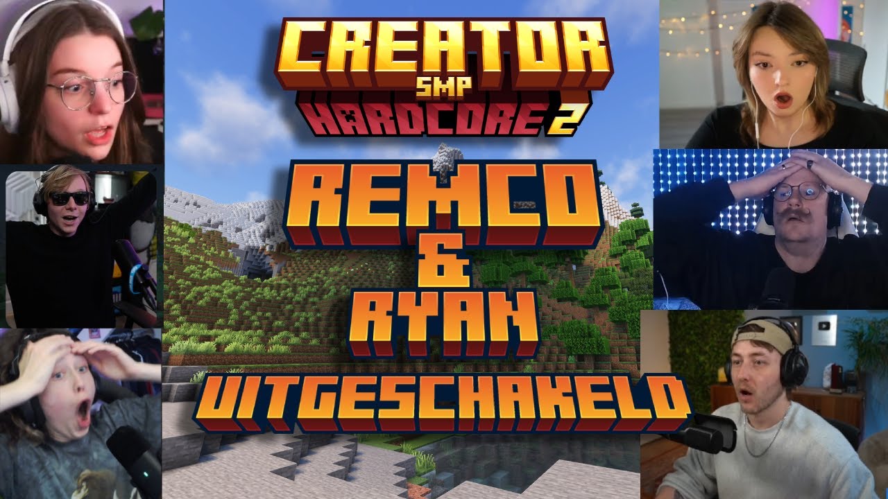 Streamers Reageren Op De Deaths Van Remco & Ryan In Creator SMP ...