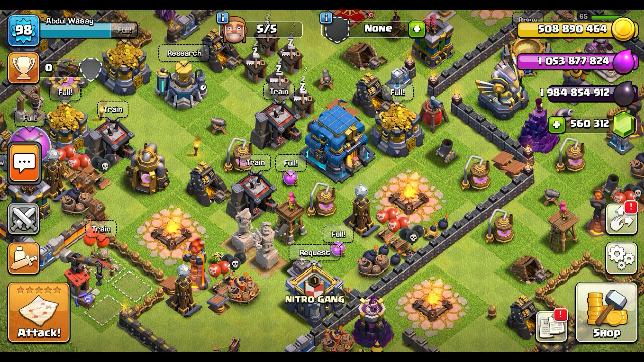 Max troop level vs best defence clash of clans!!! - YouTube