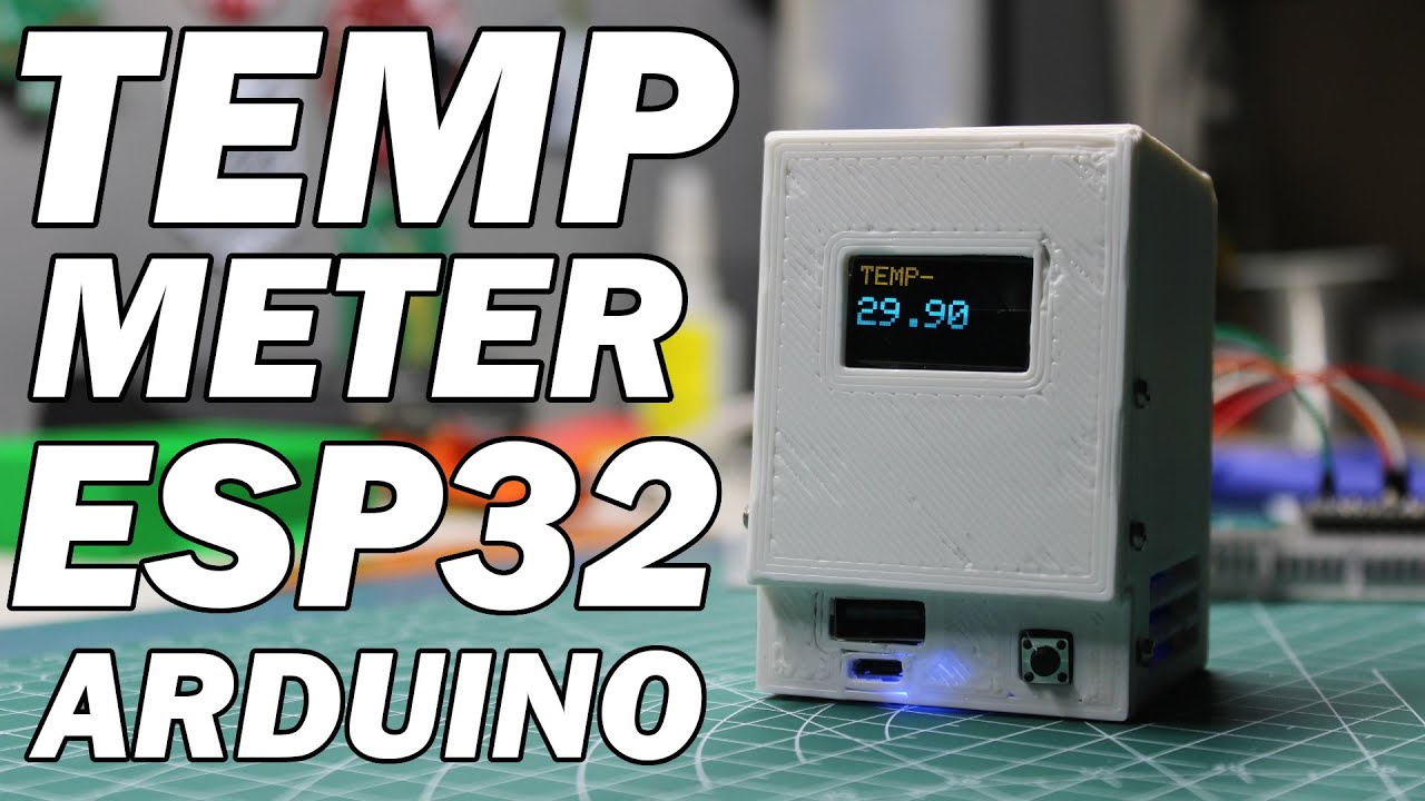 MacTempTosh Temperature Meter with ESP32 and ADT7420 Sensor - YouTube