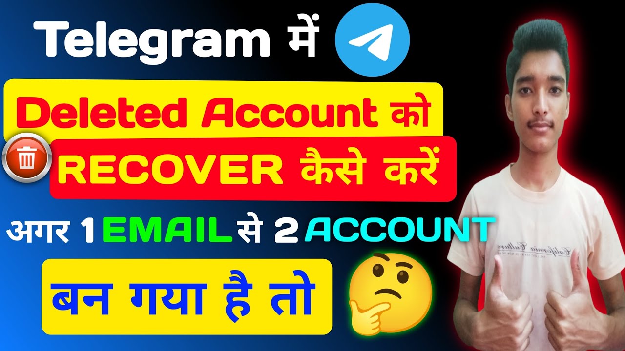Telegram delete account recovery 2023 | How to recover telegram account ...
