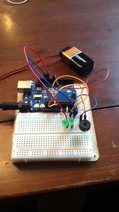 ME223 Arduino Assignment Piezo Element and LED lights - YouTube