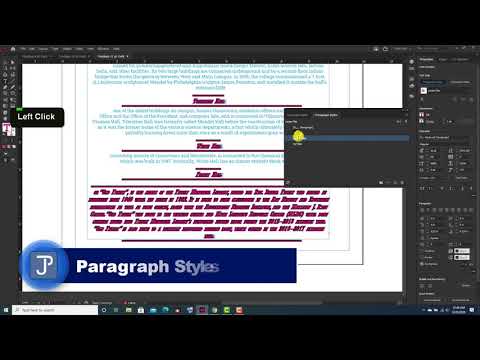 InDesign - Paragraph Styles - YouTube