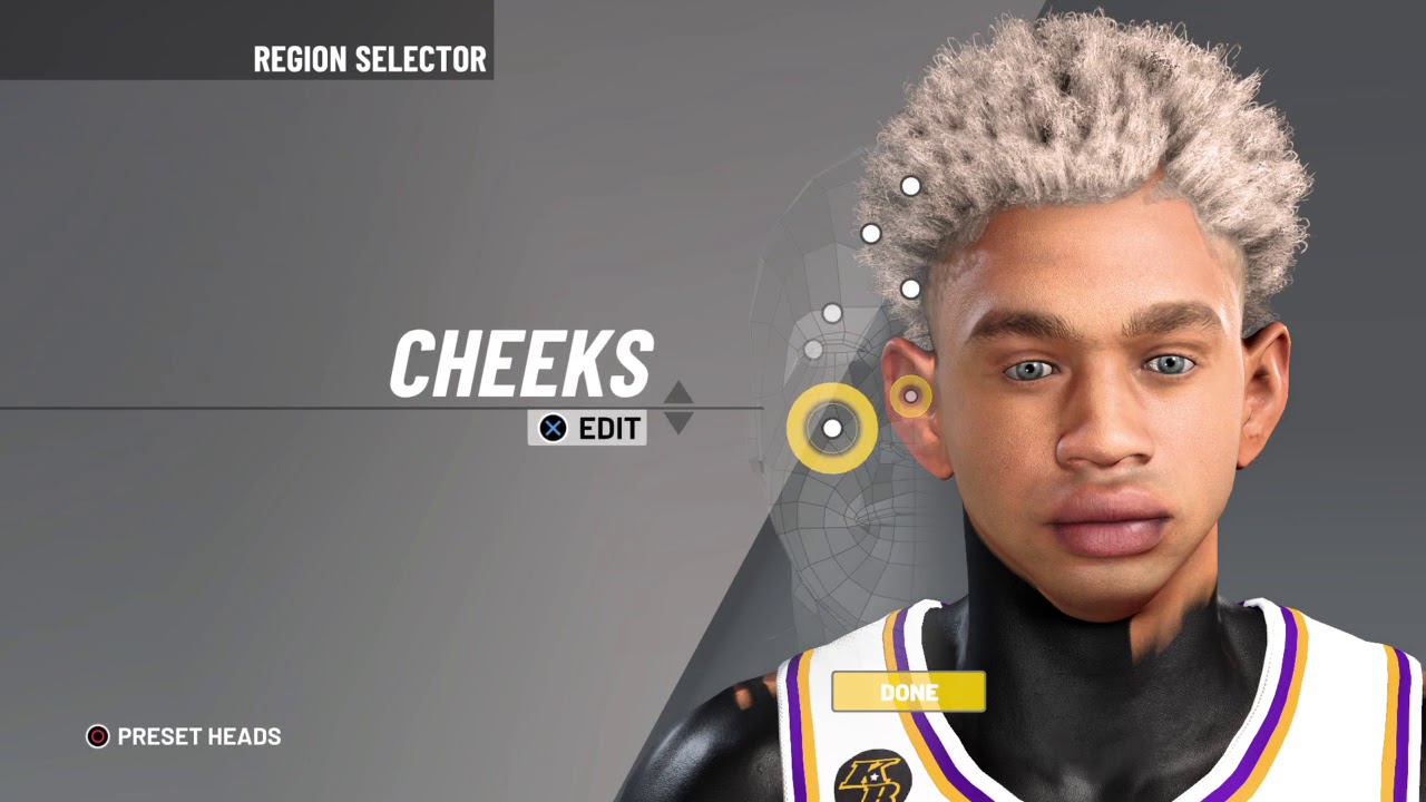 The best face creation in NBA 2k20 - YouTube