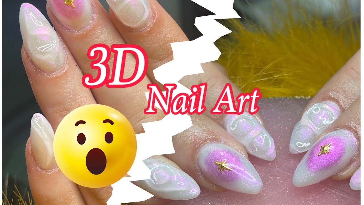 Discovering the hidden artistry in my first 3D nail art experience/Nail Art In Bangla 2023/CNAB ...
