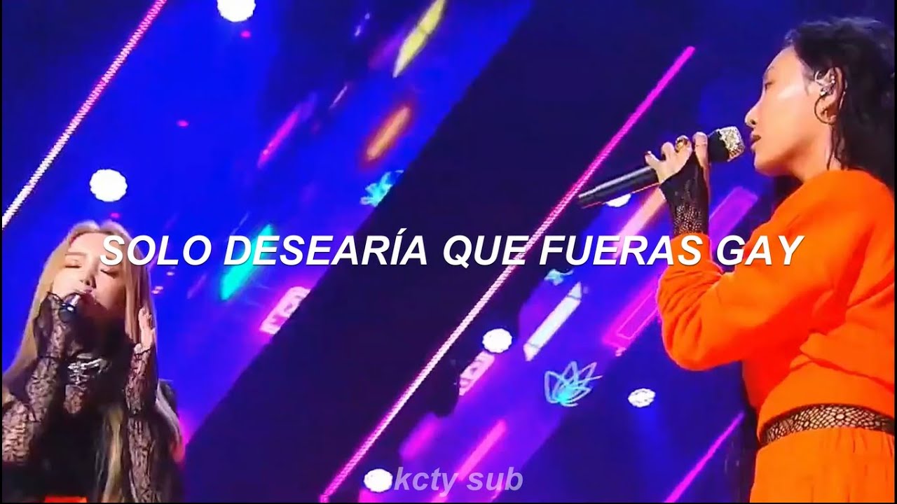 Wish You Were Gay Live Hwasa And Kei Sub Español Youtube