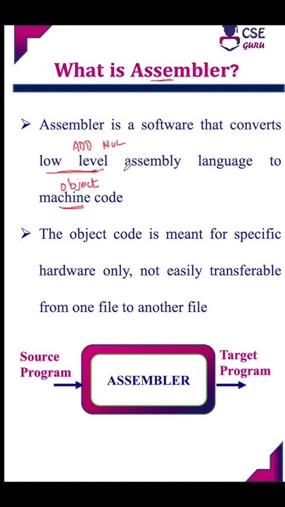 Assembler #cseguru #compiler #compiler_design #computerscience - YouTube