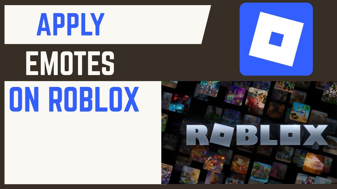 How To Apply Emotes On Roblox Avatars - YouTube