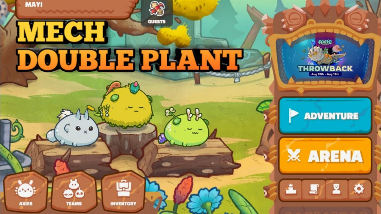 Axie V2 ft. Double Plant & Mech | Axie Infinity Classic - YouTube