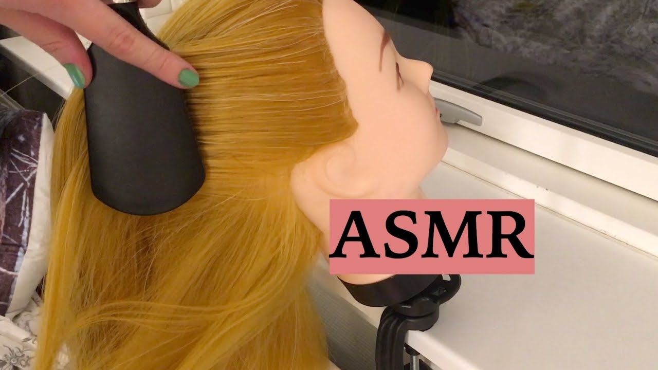 ASMR Rough Hair Brushing, No Talking (Rough & Fast Brushing Sounds ...