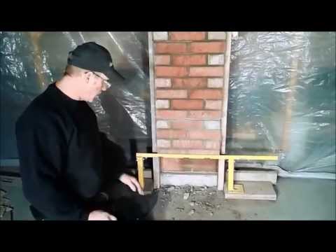 Brick Repair and support of wall - YouTube