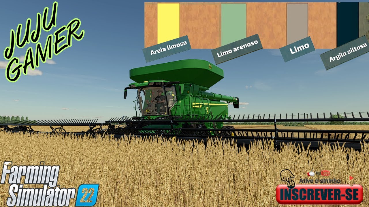 FS22-A PRODUÇÃO DO TRIGO NOS 4 TIPOS DE SOLO - YouTube