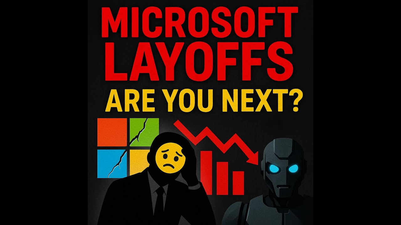 Microsoft Layoffs EXPLAINED: What It Means for Your Tech Career🚨Future of IT After Microsoft ...
