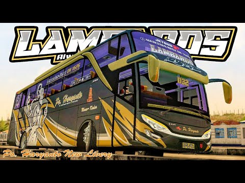 Mod Bussid Terbaru Po Haryanto "LAMBAROS" New vector livery di Mod JB2 ...