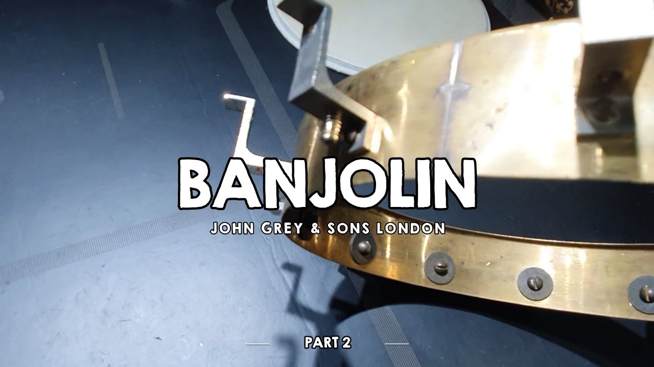 Vintage Banjolin Repair. Part 2. High Speed. John Grey & Sons #banjolin ...