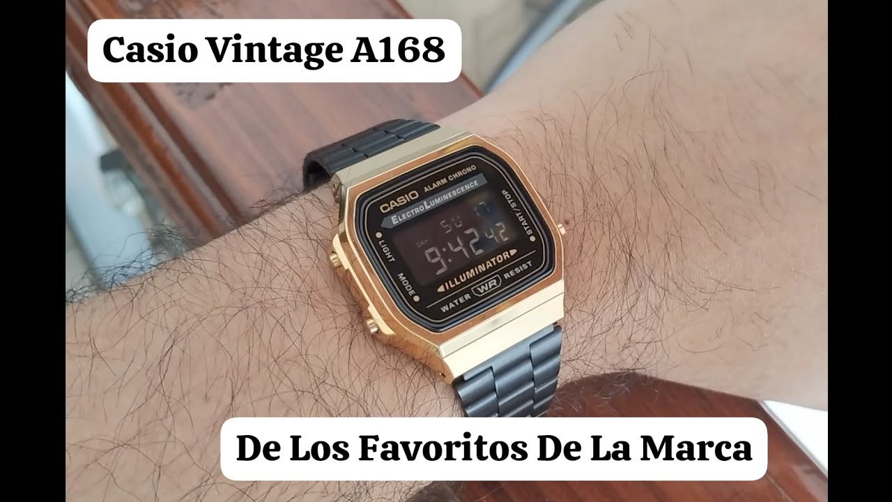 Casio Vintage A168 - El Casio Digital Por Excelencia - YouTube