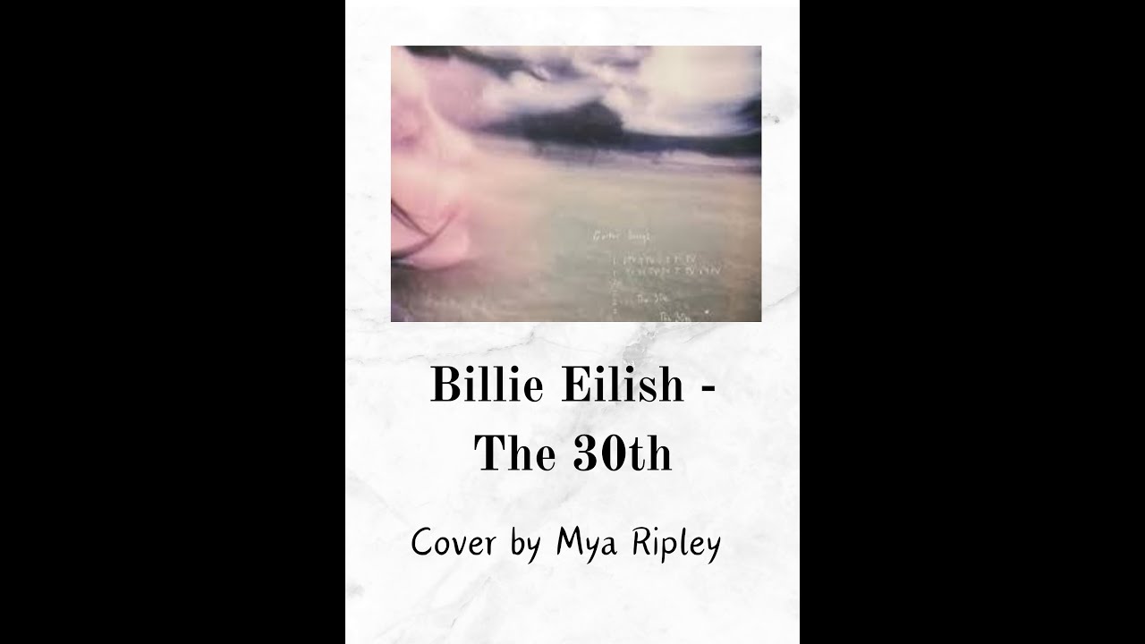 the 30th // cover by mya ripley - YouTube