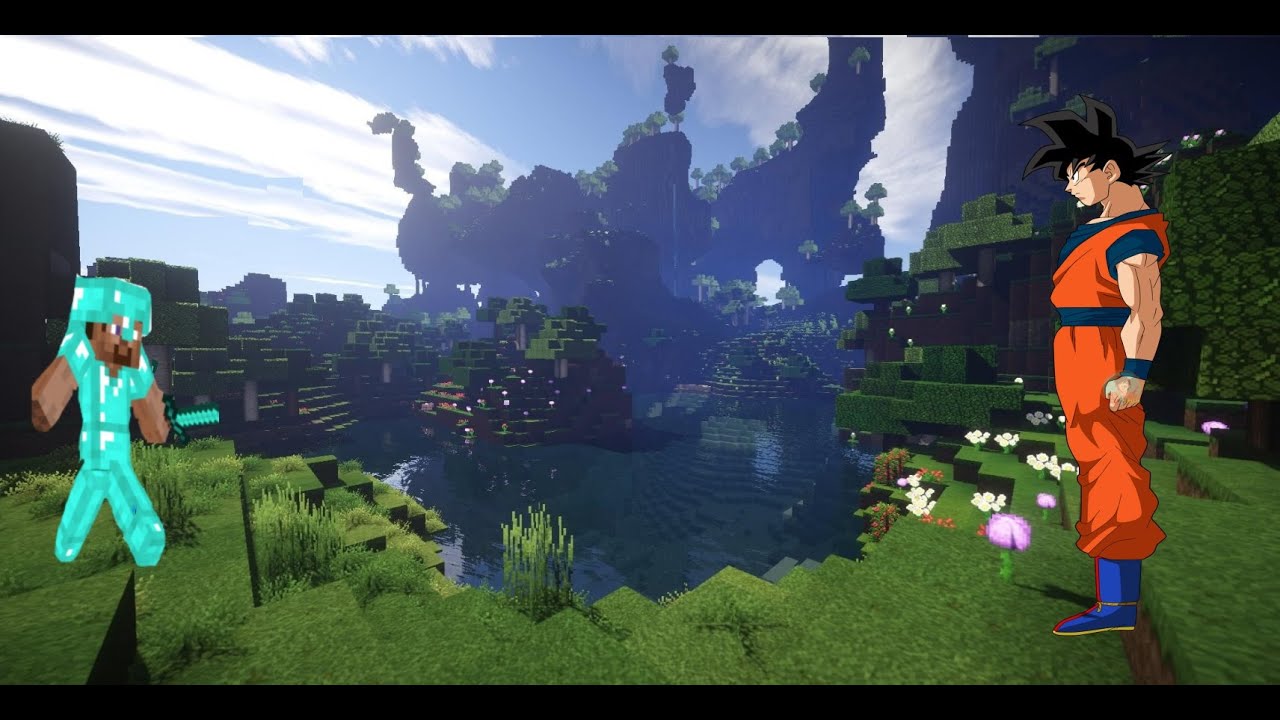 Minecraft Build Goku DragonBall Z - YouTube