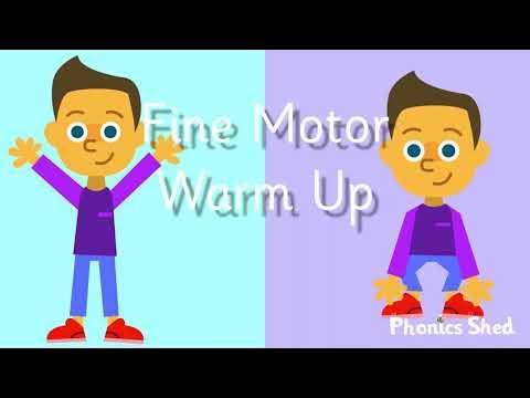 Phonics Shed - Songs - Fine Motor Warm Up - YouTube