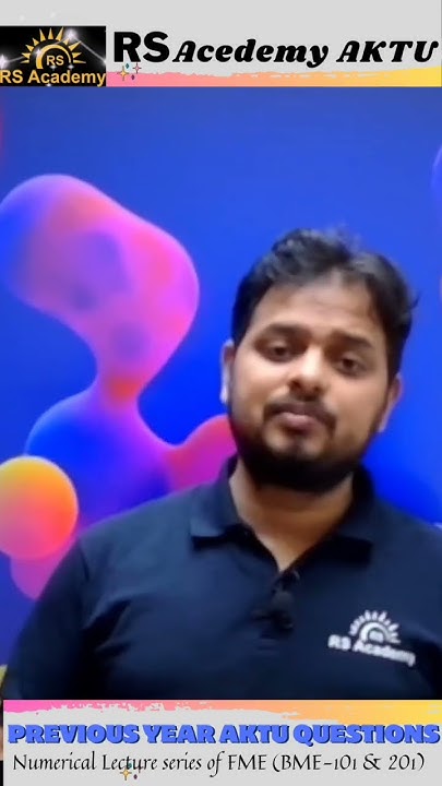 Previous Year AKTU Numerical Questions | RS Academy AKTU - YouTube
