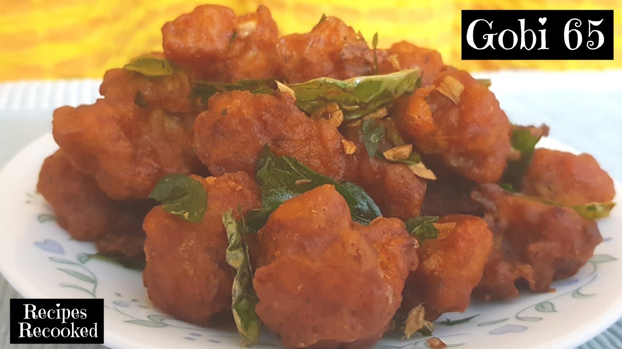 Gobi 65 | Crispy Cauliflower Fry Recipe | Cauliflower 65 Restaurant ...