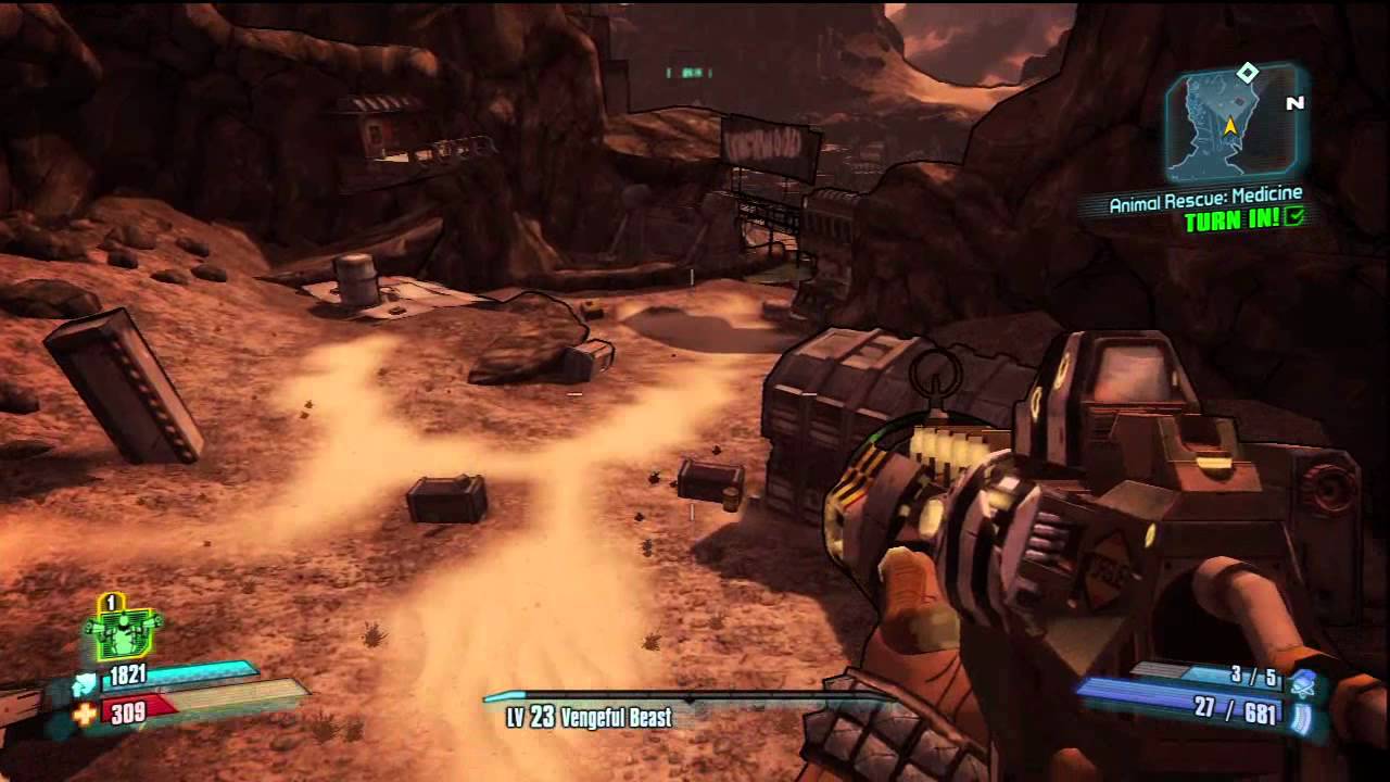 Borderlands 2 - Sheriff's Posse Combat & Feeding Dukino HD Gameplay ...