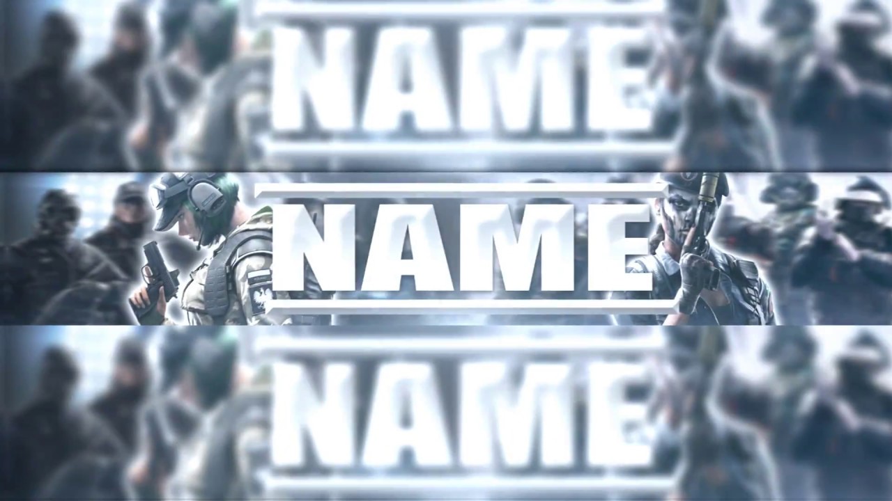 BANNER DE RAINBOW SIX SIEGE / SPEED ART - YouTube