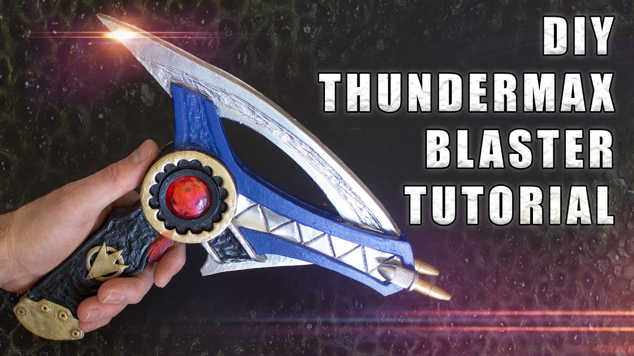 HOW TO MAKE A POWER RANGERS THUNDERMAX BLASTER TUTORIAL - YouTube