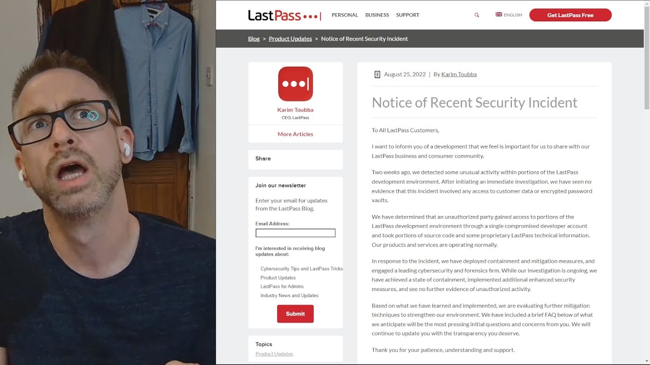 Lastpass Hacked Youtube