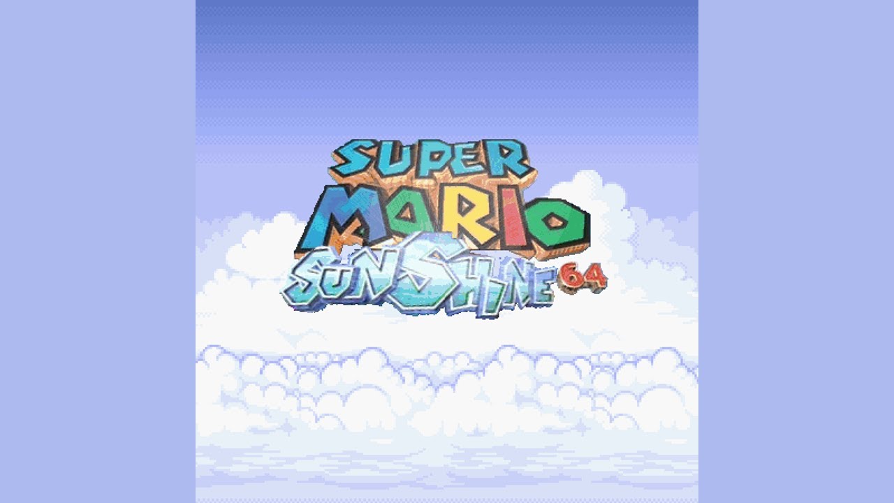 Super mario Sunshine 64 Flash - Menu Soundtrack OST - YouTube