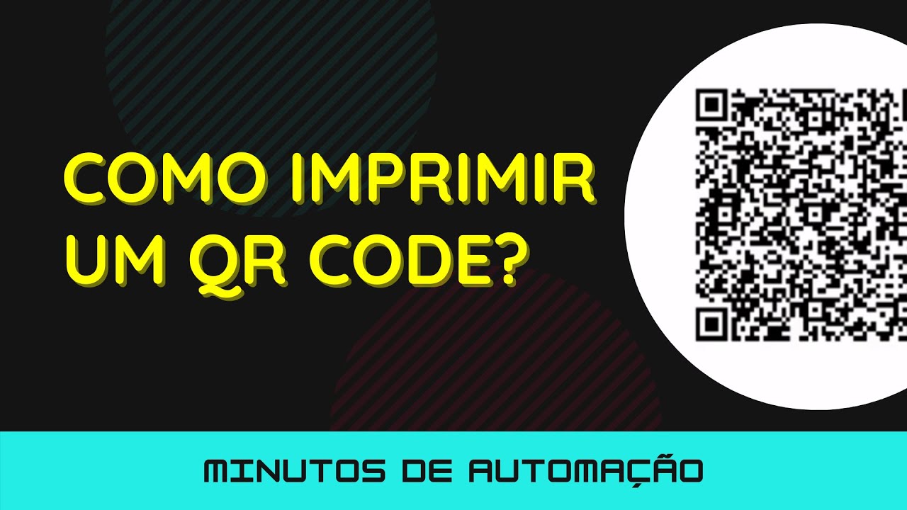 Como GERAR e IMPRIMIR Um QR Code? GRATUITO!! - YouTube