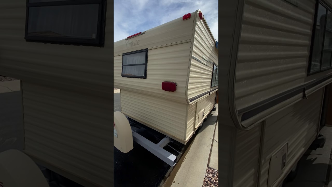 1993 HiLo FunLite 23' Travel Trailer Camper - Mid Renovation - YouTube