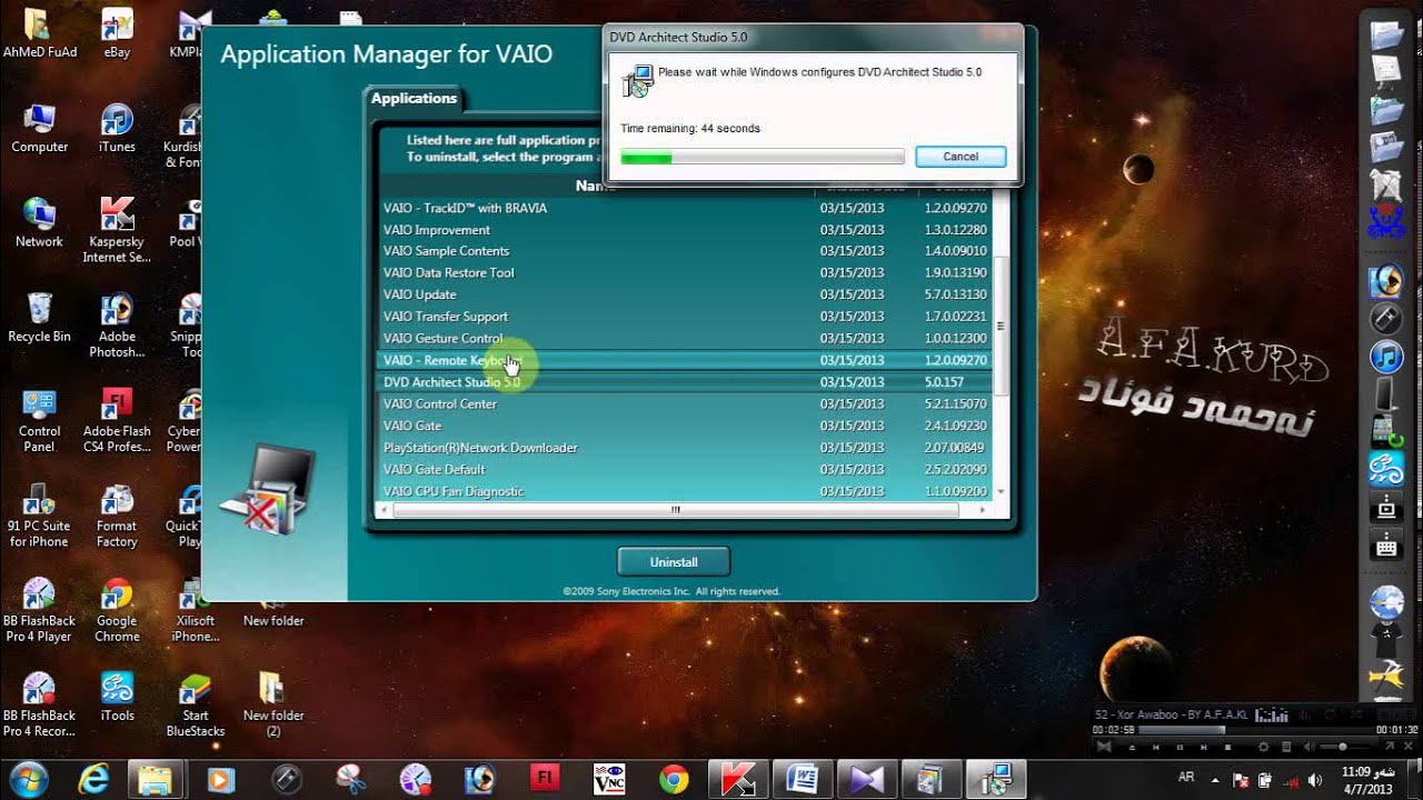 How to Uninstaller Cleanup VAIO - YouTube