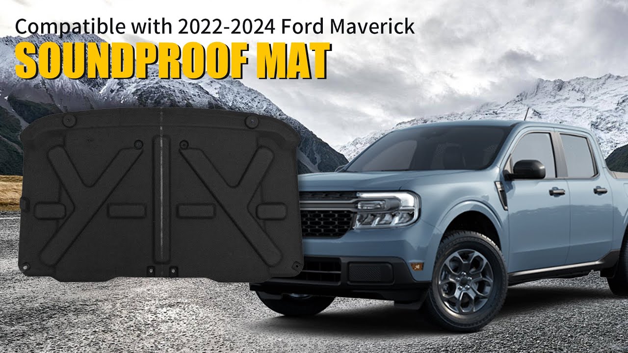 Soundproof Mat Compatible with 2022-2025 Ford Maverick - YouTube