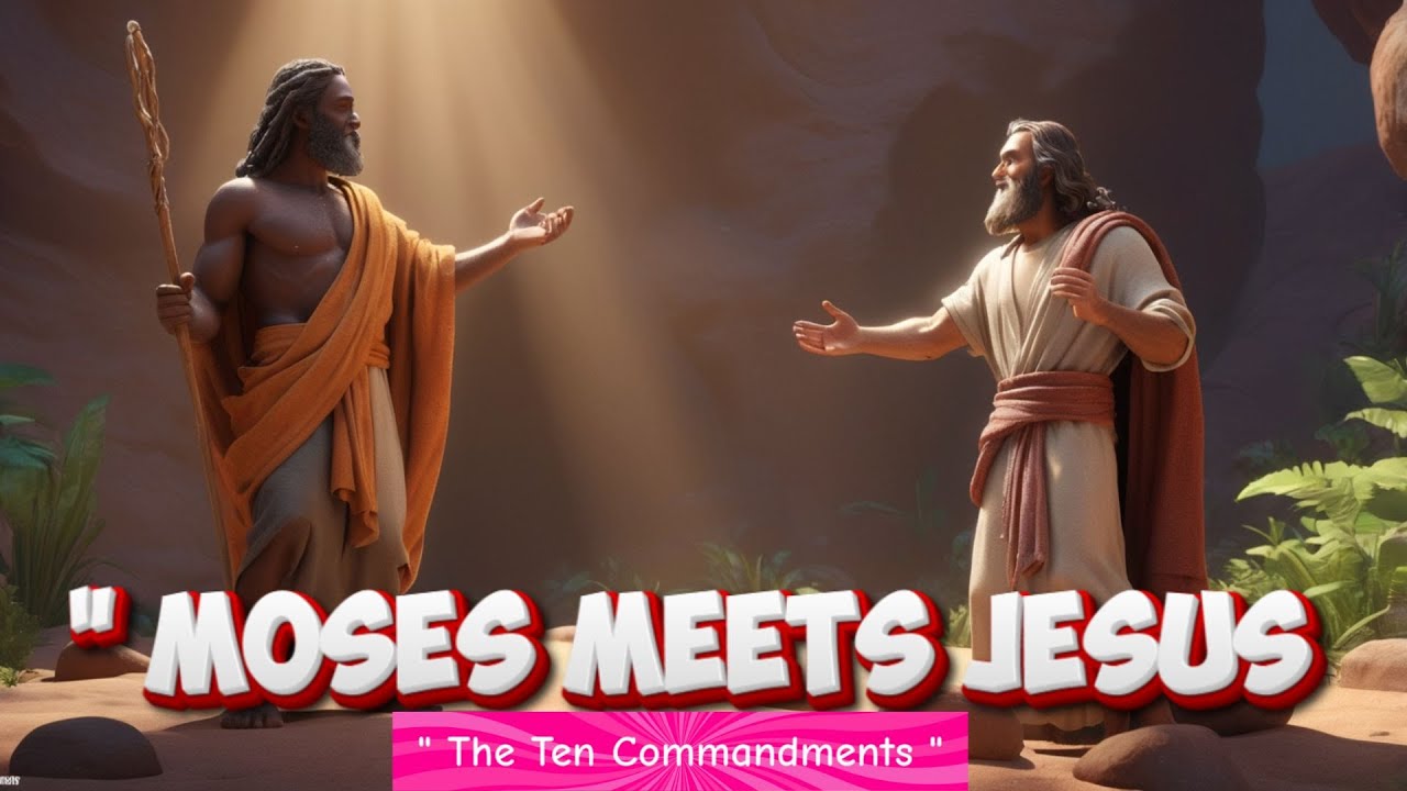 @Jesus-call-1 🌟 **MOSES MEETS JESUS!** 🌟 #MosesMeetsJesus #FaithJourney ...