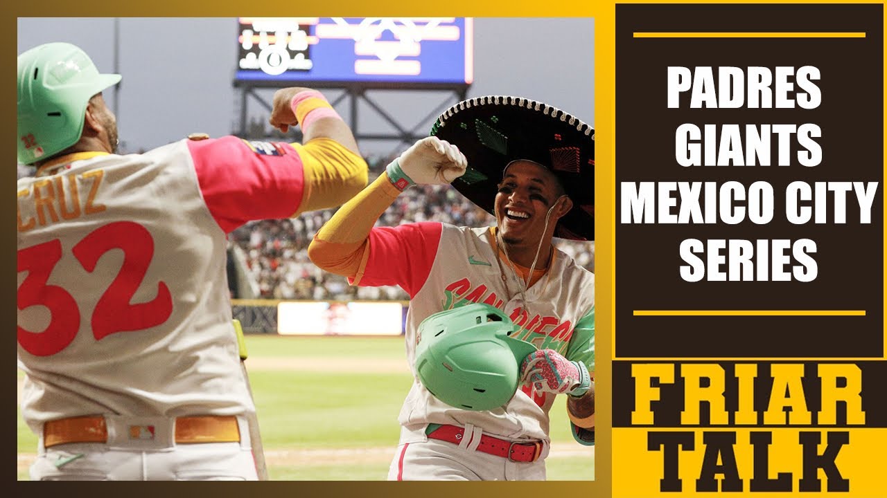Padres Take The Series Against The Giants in Mexico City - YouTube