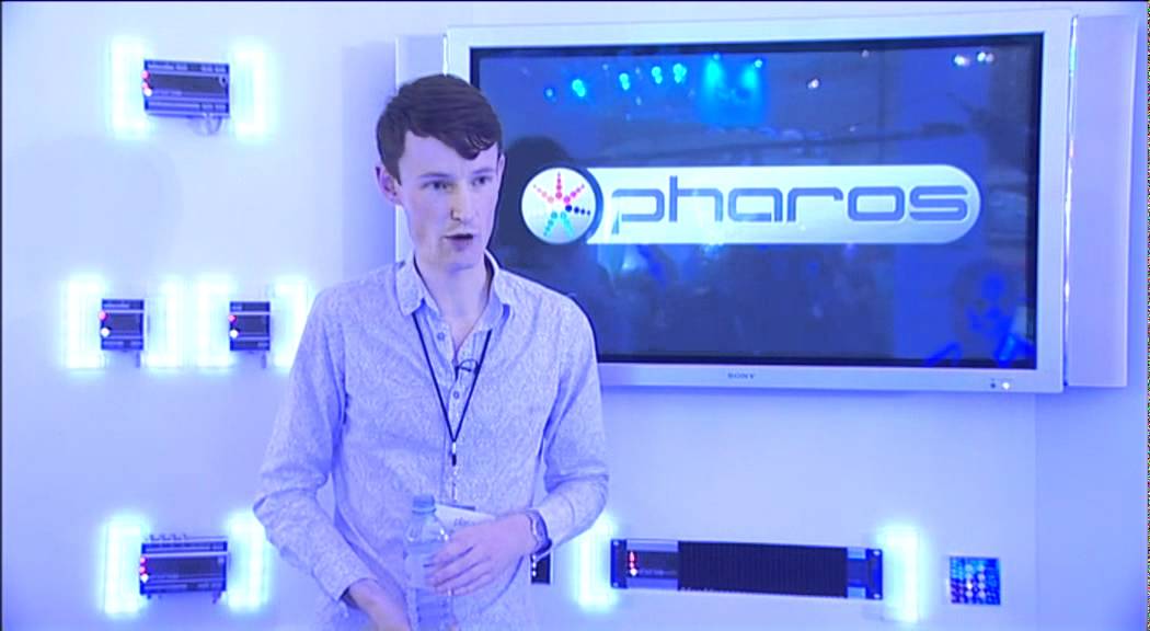 PLASA 2011: Pharos presents the TPC - Touch Panel Controller - YouTube